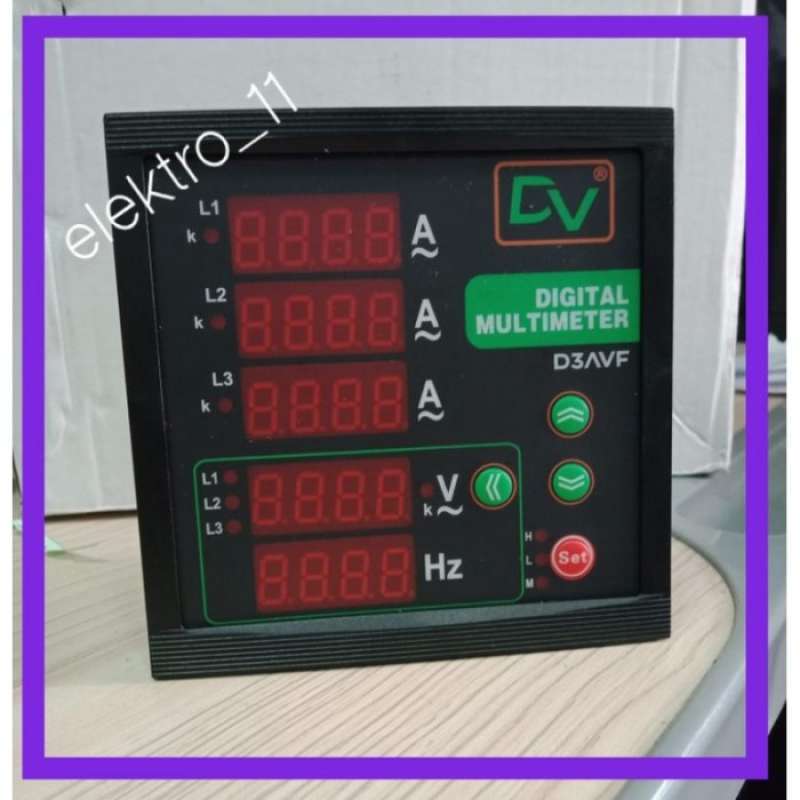 Promo SINTE DV DIGITAL MULTIMETER D3AVF Power Meter LED 3 Phase kWh ...