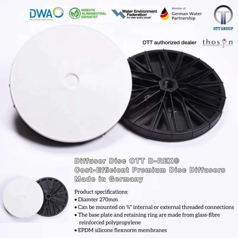 Promo Diffuser Disc Aerasi Oksigen Bd Kolam Koi Ott D-RexÂ® Made In ...