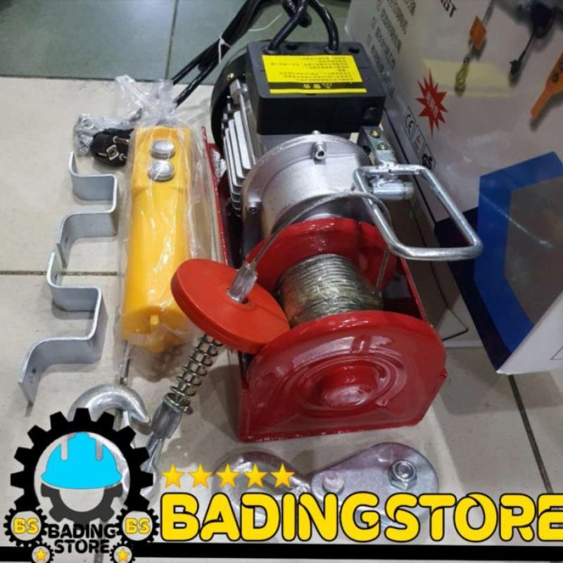 Promo Mini Electric Hoist 1 Ton X 20 Meter Takel Electric Hoist Pa1000 ...