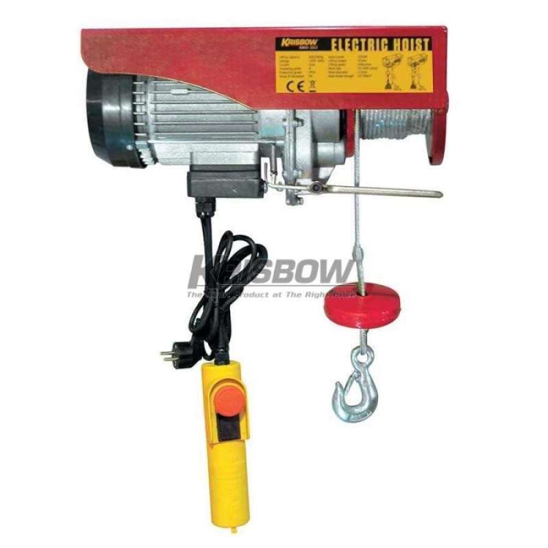 Promo Alat Derek Electric Hoist Reel Double Hook 1000kg Krisbow ...