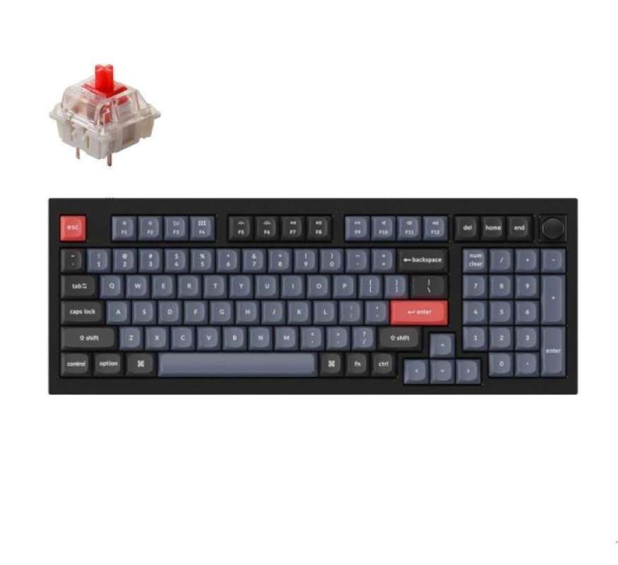 Promo Keychron Q5 QMK Fully Assembled Knob Mechanical Keyboard BLACK ...