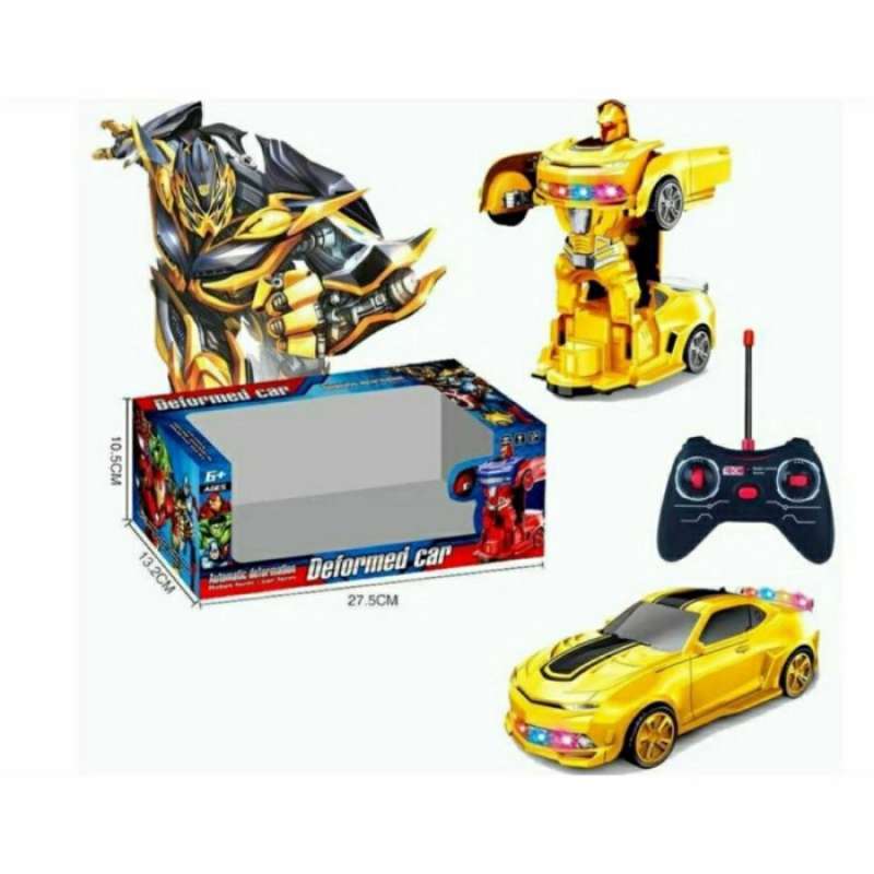 Promo Rc Transformer / Rc Bumblebee Suara Lampu Berubah Jadi Robot ...