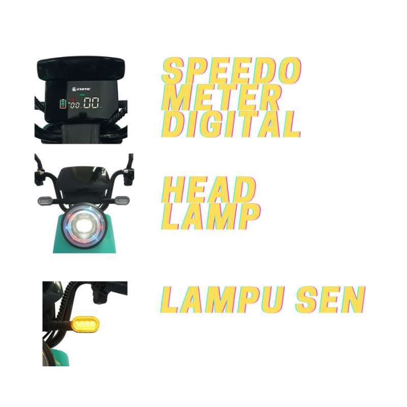 Promo Sepeda Listrik Pacific Veloce 1.5 Ban Lebar Ring 16 Inch Dengan ...