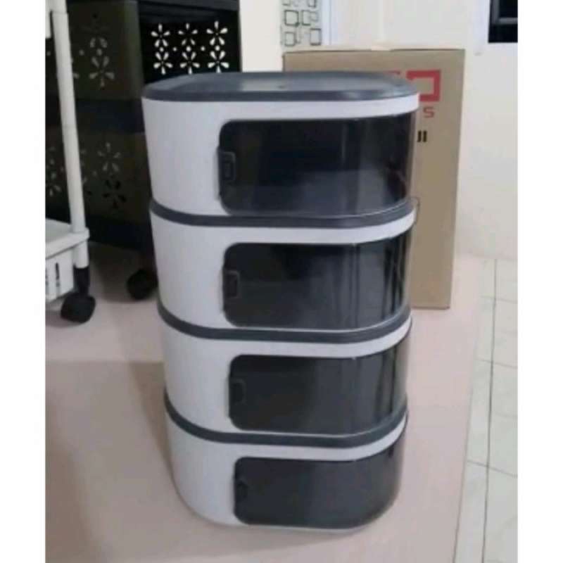 Jual Rak Lauk Elco /rak Makanan Elco 4 Susun / Pintu Menggunakan Magnet ...