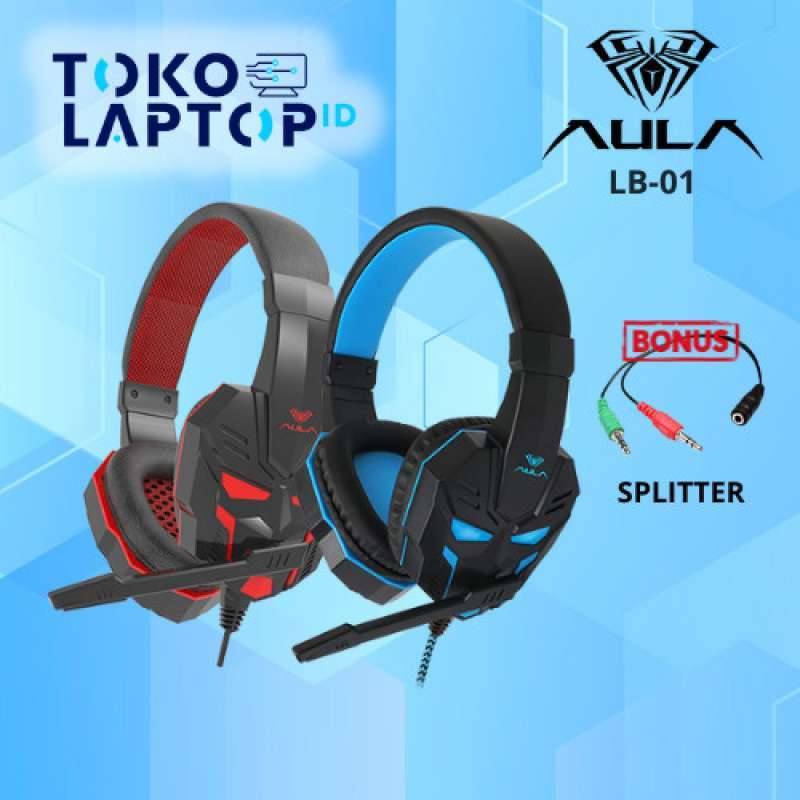 Promo Aula Lb01 / Lb-01 Gaming Headset Wired Free Splitter Diskon 23% Di Seller Xixistore ...