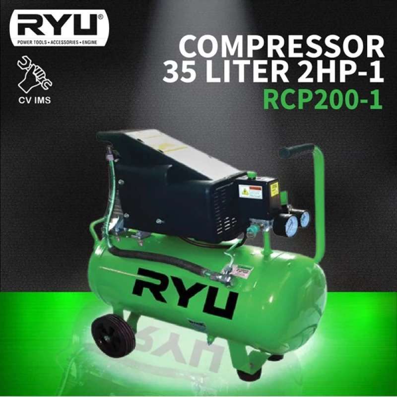 Jual RYU RCP200-1 MESIN KOMPRESOR COMPRESSOR 35 LITER 2 HP RYU RCP 200-1 di Seller Mandiri ...