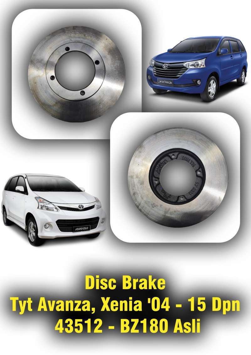 Promo Disc Brake Tyt Avanza Xenia 04 - 15 Dpn 43512 - Bz180 Asli ...