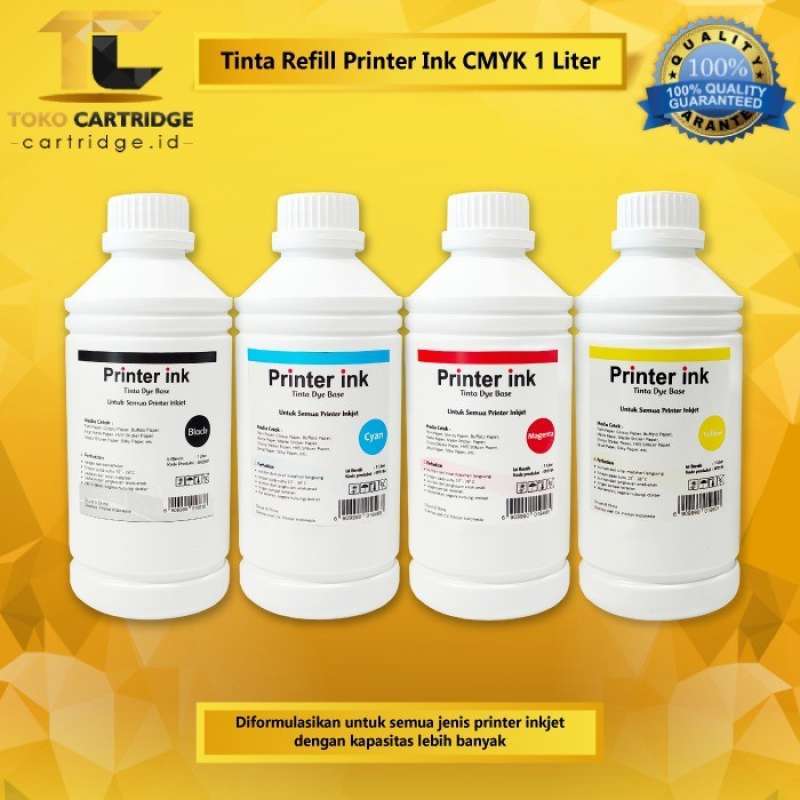 Promo Tinta Refill 1 Liter Jerigen Printer Epson L300 L310 L350 L355 ...