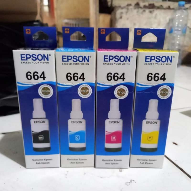 Promo Tinta Epson 664 Warna For Printer L100 L110 L111 L120 L130 Diskon 23% Di Seller Yamastore ...