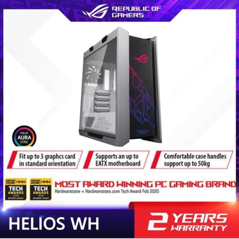 Promo Asus Rog Strix Helios Gx601 Mid-Tower Case White Edition ...