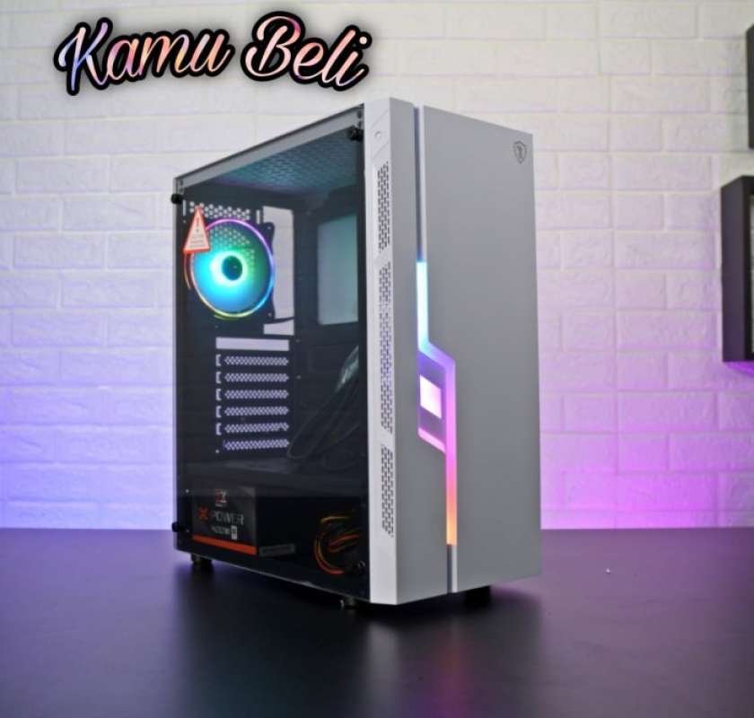 Promo Vurrion Larva (White) - Mid-Tower Pc Gaming Case|Casing Pc|T ...
