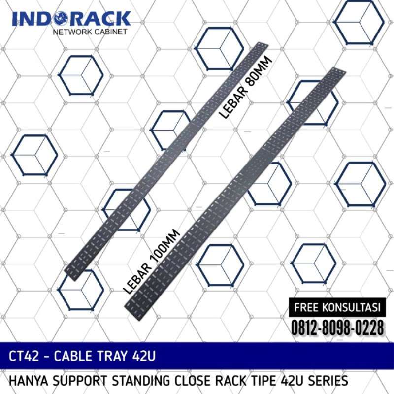 Promo Ct42 - Management Cable Tray Indorack For Close Rack 42U Rak ...