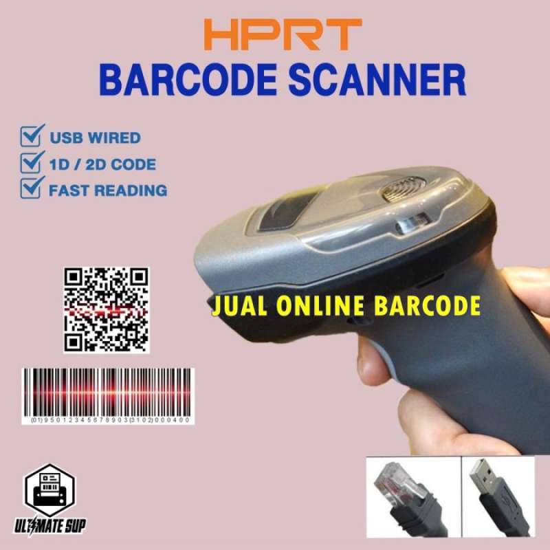 Promo 2d 1d Scanner Barcode Rt N101 Usb + Stand Pesaing Honeywell 1450g ...