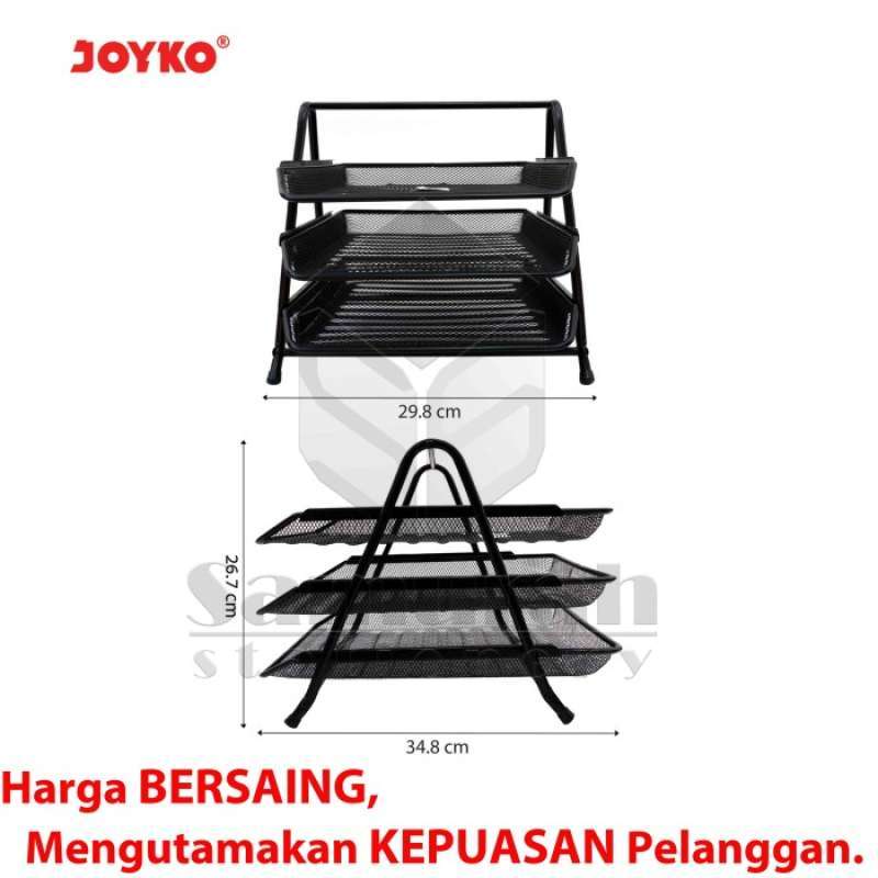 Jual Document Tray Besi 3 Tingkat Dt 25 Joyko / Rak Dokument Kertas 3 ...