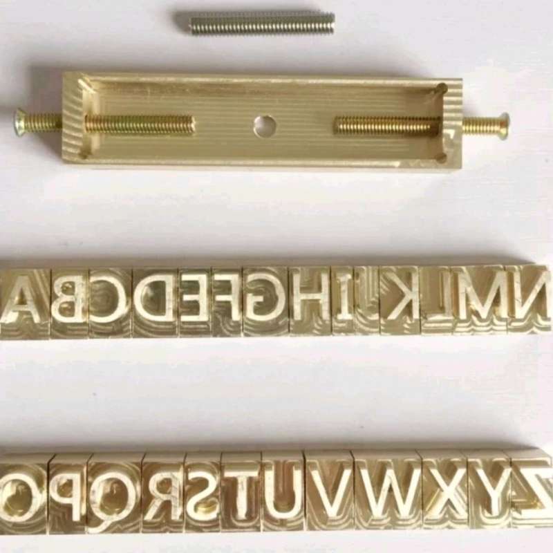 Jual Plat Stamp Alphabet Numeric Produk Custom Di Seller ...