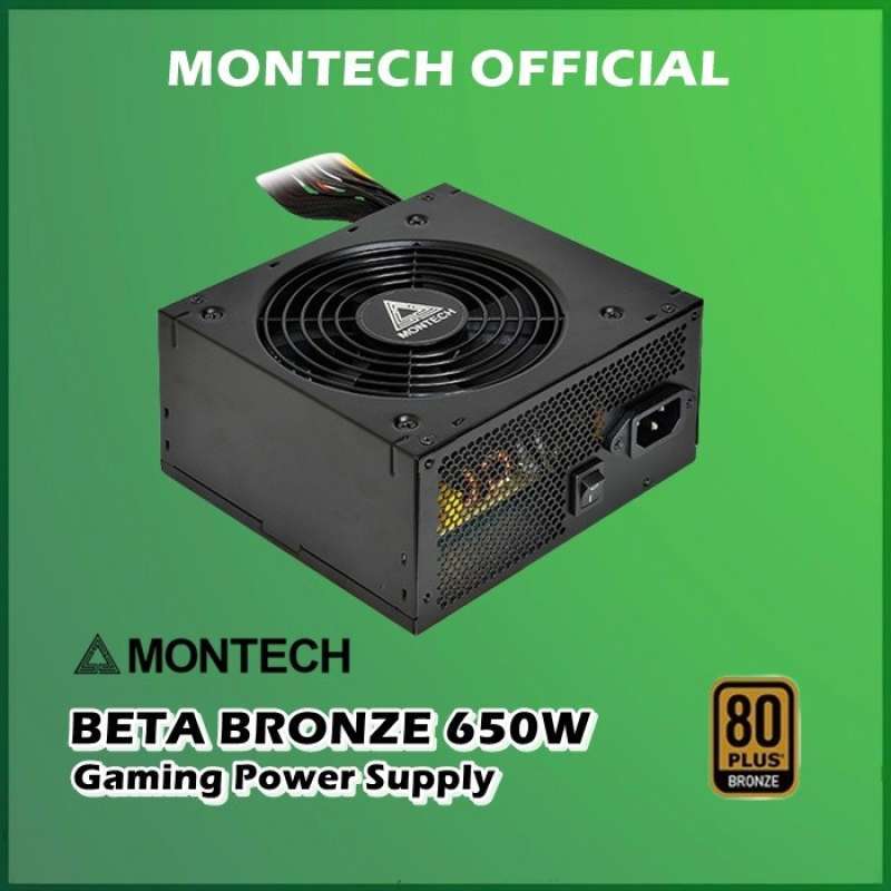 Promo Montech Beta 650W Psu Power Supply Atx 80 Plus Bronze 650 Watt ...
