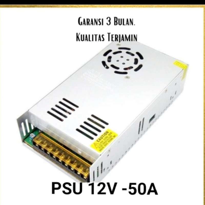 Promo Switching Power Supply Psu 12V 50A High Quality 12 Volt 50 Ampere ...