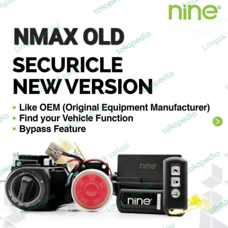 Promo KUNCI KEYLES SMART KEY YAMAHA NMAX -KEYLESS ALARM GETAR BUNYI ...