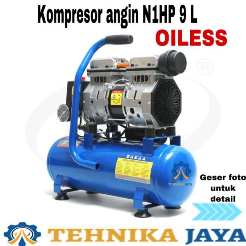 Jual Mesin Kompresor HL 1 HP 9L Oiless Silent Kompresor Udara Pompa ...