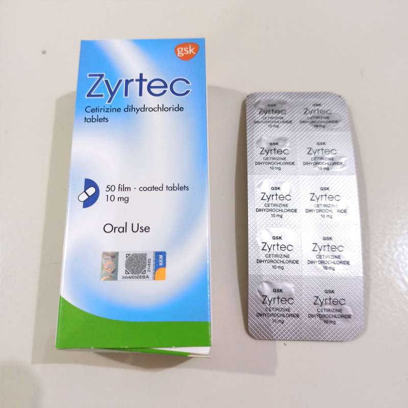 Zyrtec Obat Pilek Lengkap Harga Terbaru Juni 2024 | Blibli