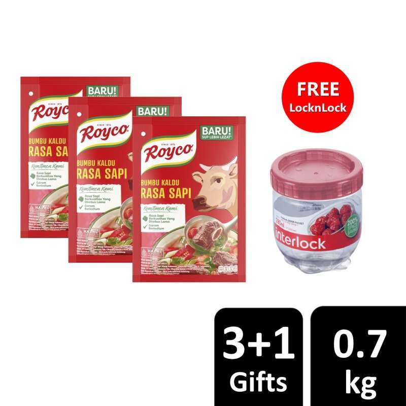 Jual WHS - PROMO - Buy 3 Royco Beef 220 gr FREE Locknlock di Seller WHS ...