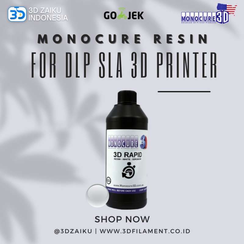 Promo Original Monocure Resin For Dlp Sla 3D Printer Import Australia Diskon 23% di Seller ...