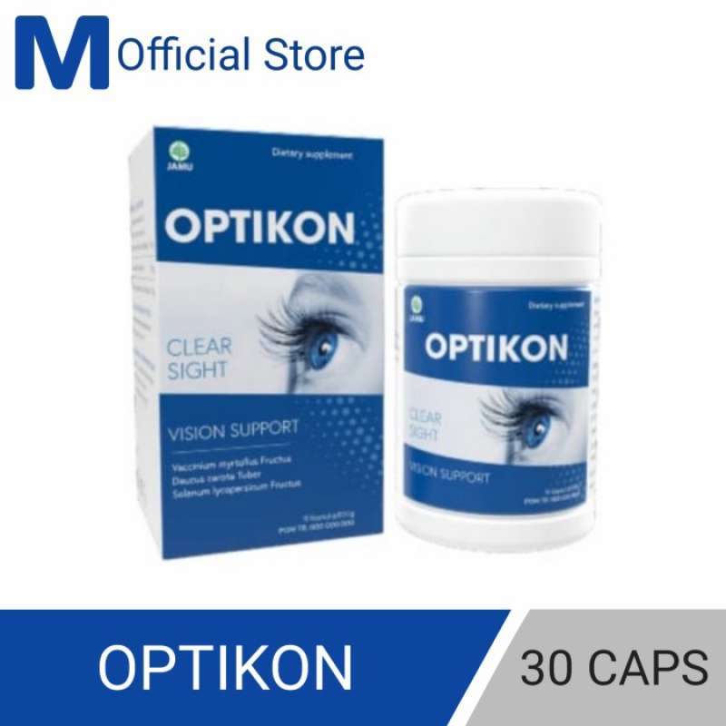 Promo Optikon 100% Original Asli Obat Herbal Vitamin Kesehatan Mata ...