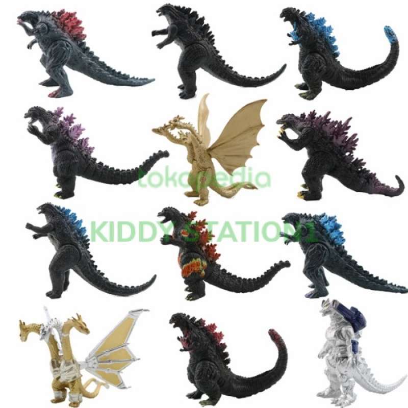 Promo Figurin Godzilla Set Of 12 Komplit Mecha Ghidorah Shin Earth ...