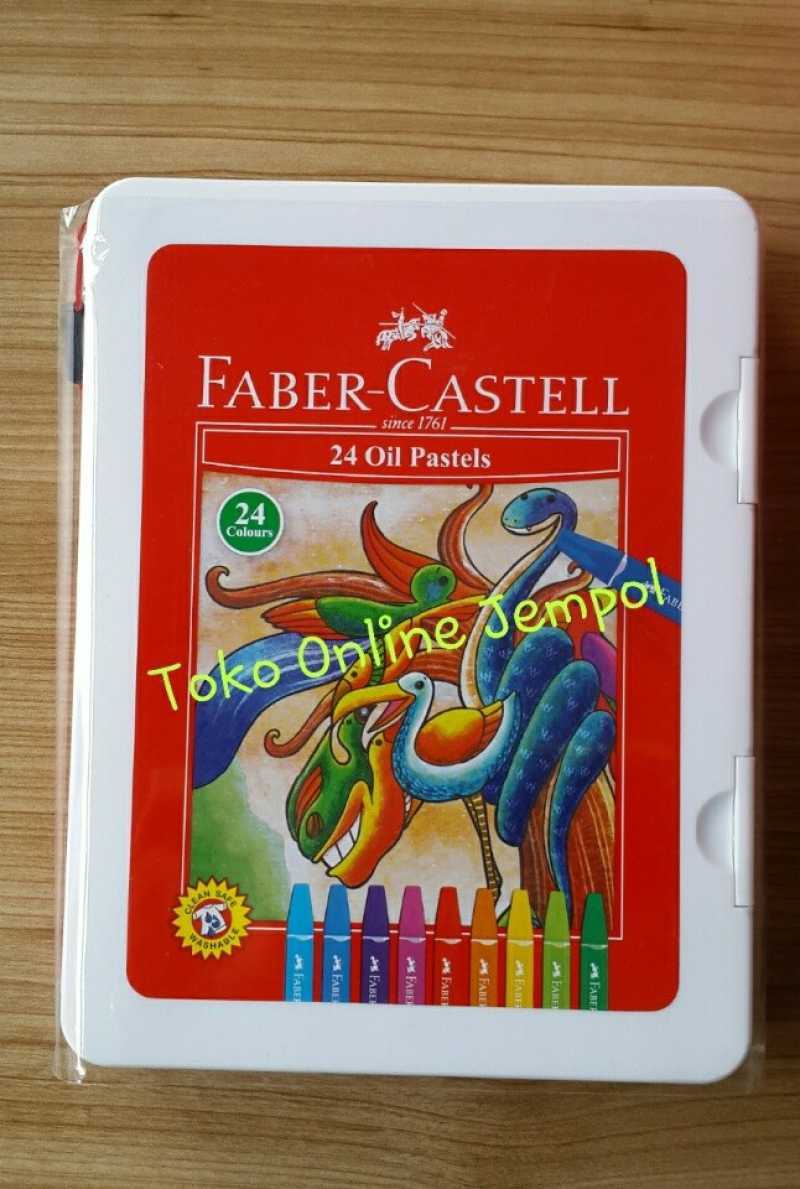 Jual Isi 24 Warna Crayon Faber Castell Original Oil Pastels Krayon ...