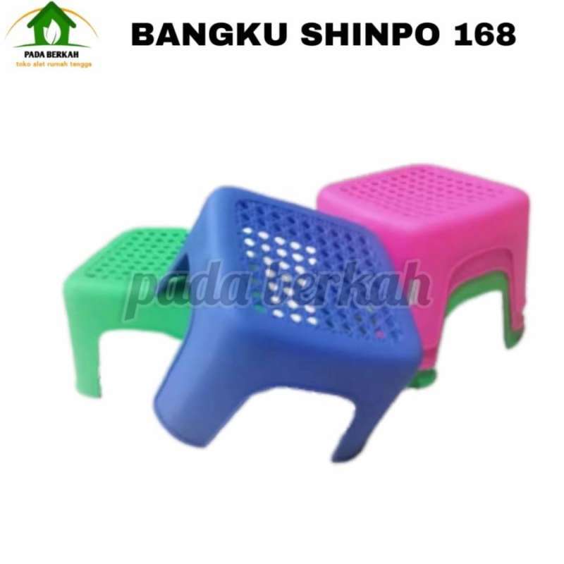 Jual Bangku Plastik Shinpo 168 Kursi Pendek Jongkok Kursi Plastik ...