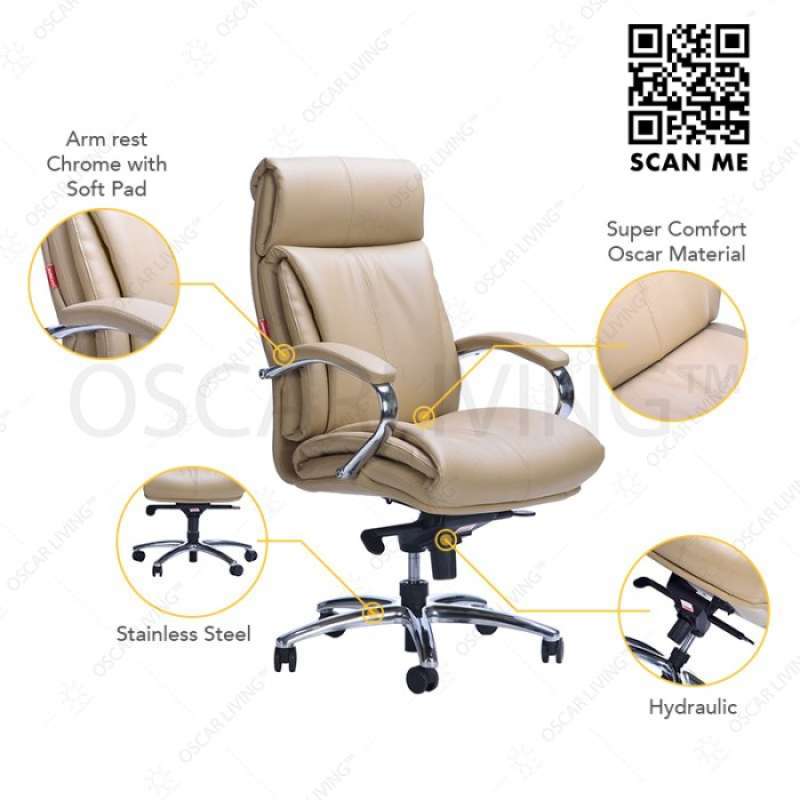 Promo Chairman Ec 4000 Bac Office Chair / Kursi Direktur - Mocca ...