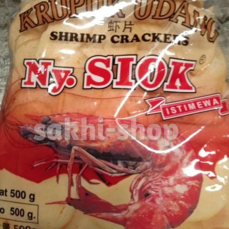 Promo Krupuk Kerupuk Udang Ny. Siok Nyonya Siok Istimewa Shrimp Cracker ...