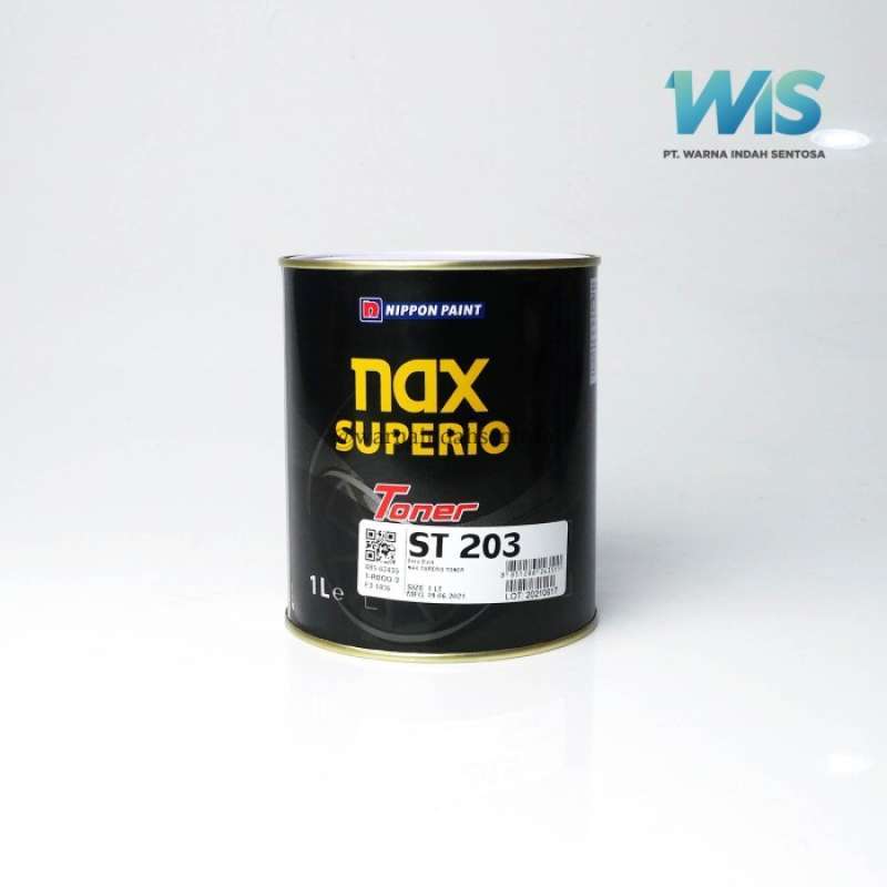 Promo Nippon Paint Nax Superio ST 203 Deep Black 1 ltr Diskon 21% di Seller Terpercaya Shop ...