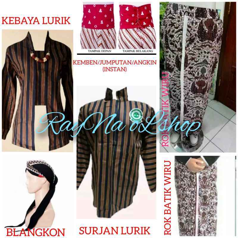 Promo 1 SET BAJU COUPLE LURIK TENUN MODERN KLASIK KHAS TRADISIONAL JAWA SOLO JOGJA (KEBAYA LURIK ...