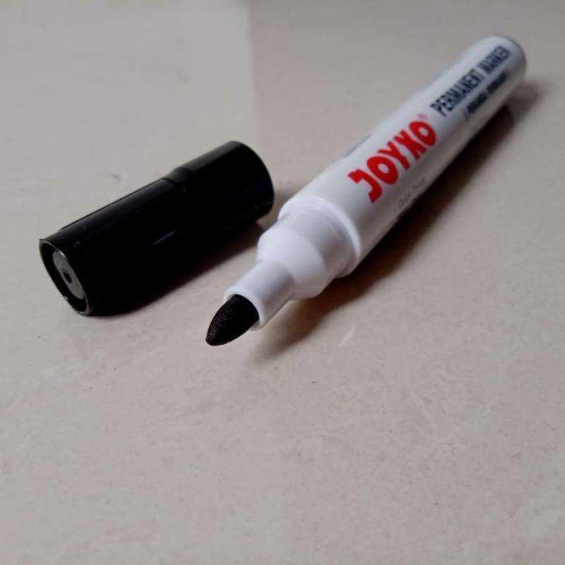 Jual Permanent Marker Pm-17-19 Merk Joyko (blue, Black, Red) - Hitam Di ...