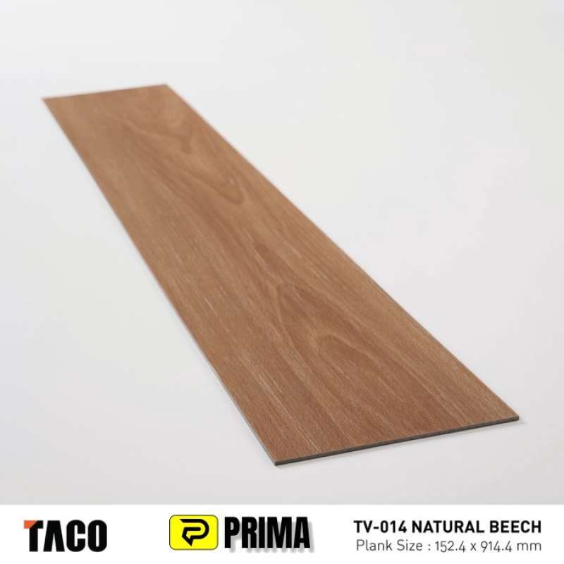 Promo Taco Lantai Vinyl 3mm Wood Series Tv-014 Natural Beech Diskon 23% ...