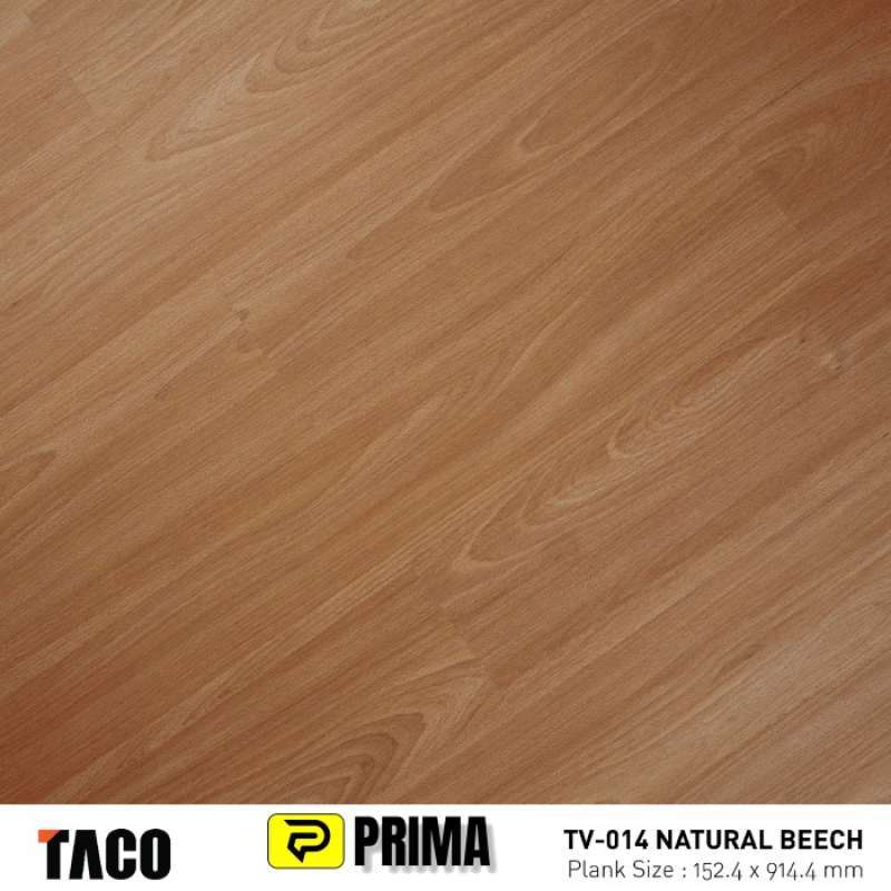 Promo Taco Lantai Vinyl 3mm Wood Series Tv-014 Natural Beech Diskon 23% ...