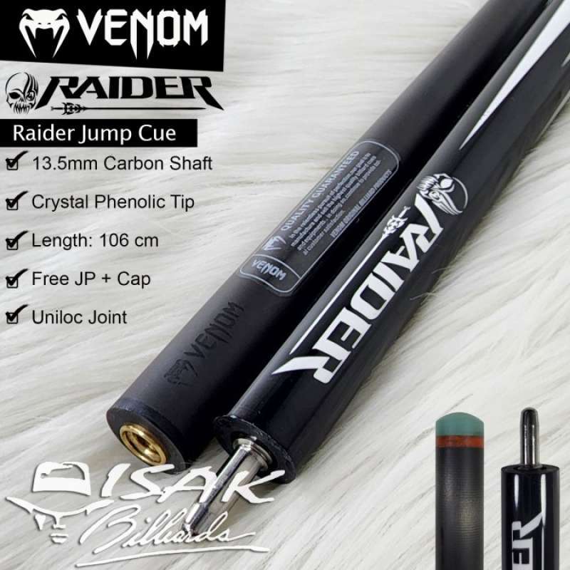 Jual Venom Carbon Jump Cue Raider 13.5mm Stick Bola Lompat Billiard ...