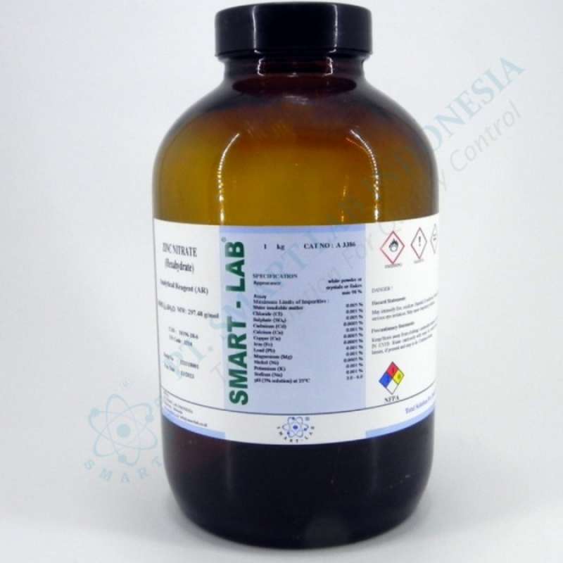 Promo Zinc Nitrate Hexahydrate Ar 1kg Smartlab Diskon 33% Di Seller ...