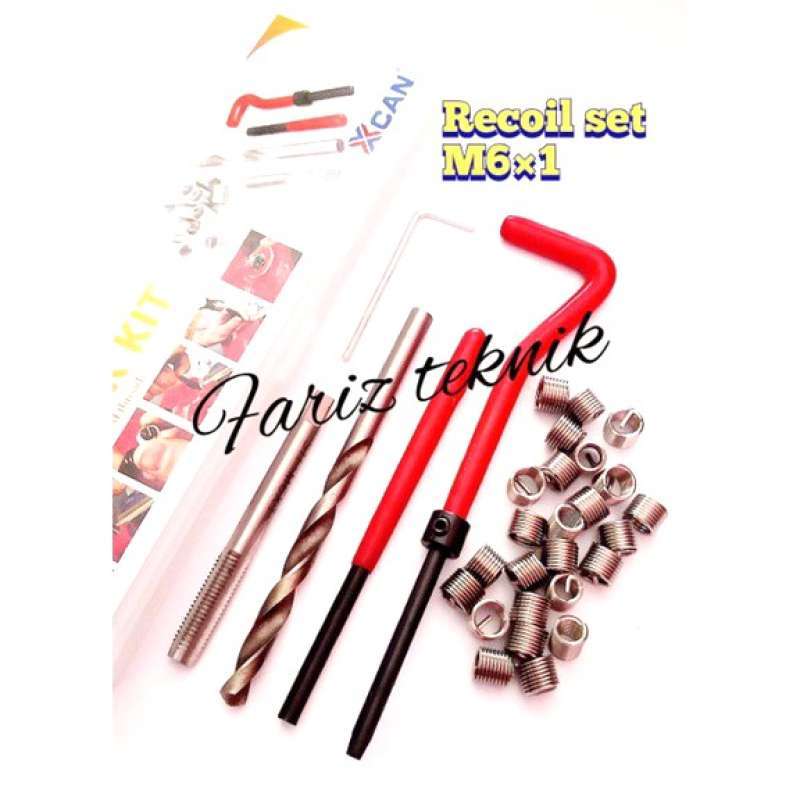Promo recoil set baut kunci 10. M6Ã—1 set tap bor handle.utk drat slek ...
