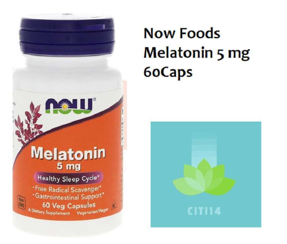 Promo Now Foods Melatonin 5 Mg 60 Veg Capsules Diskon 33% Di Seller Medika Lestari - Tugu ...