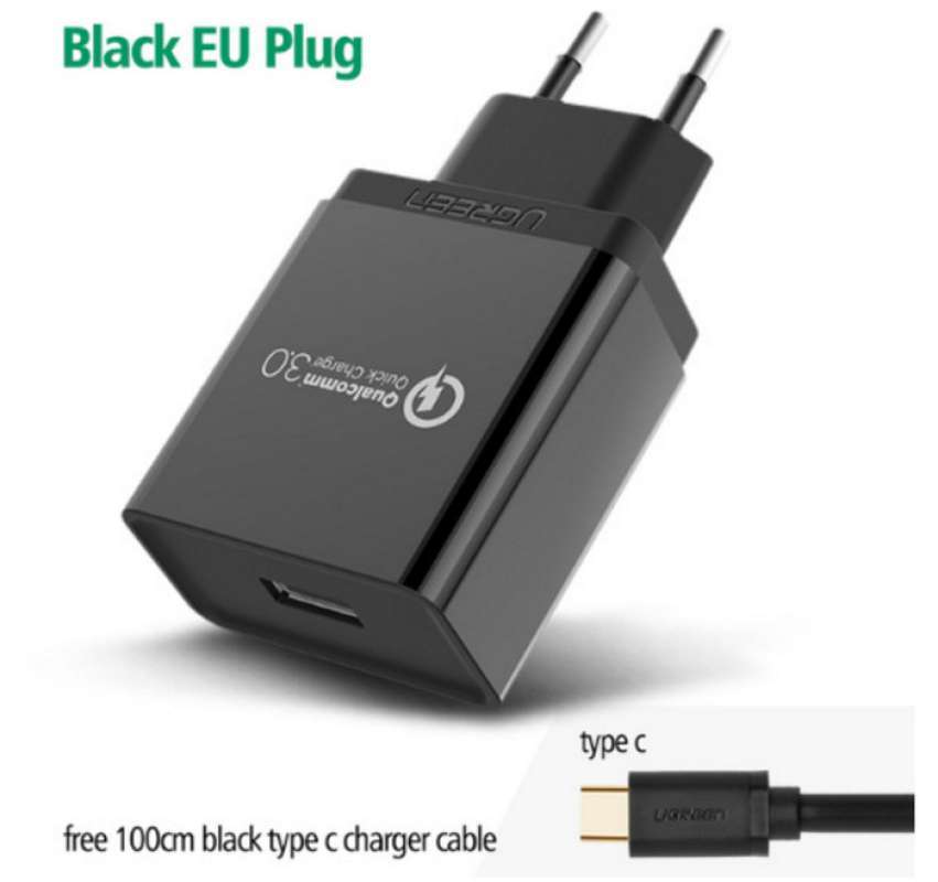 Jual [qualcomm Certified] Ugreen Quick Charge 3.0 Usb + Cable Type C ...