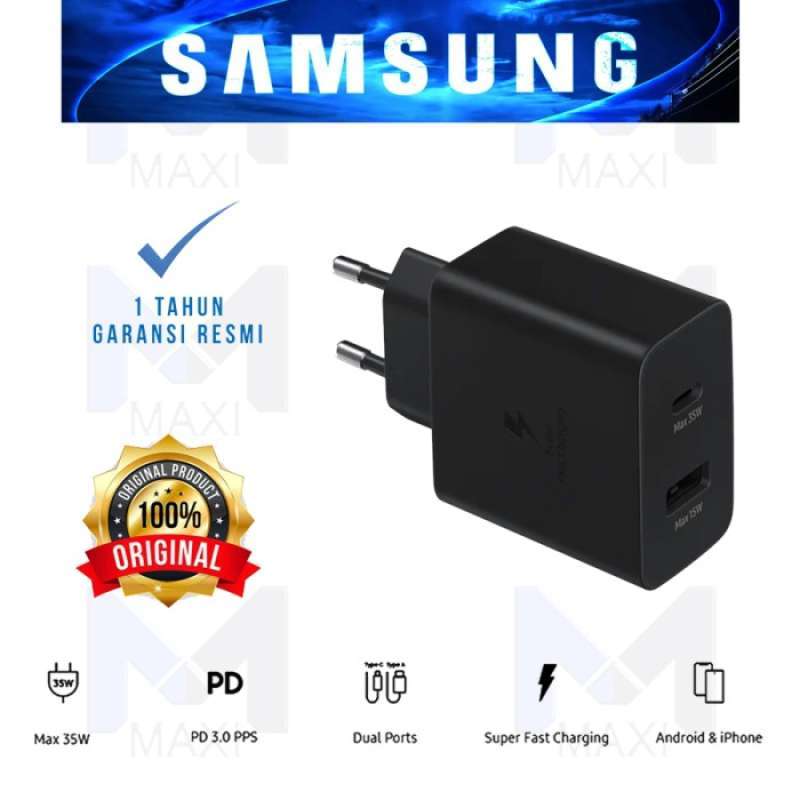 Promo 35W PD POWER ADAPTER DUO PORTS USB-C, USB-A - BUKANSEMBARANGTOKO Diskon 50% di Seller ...