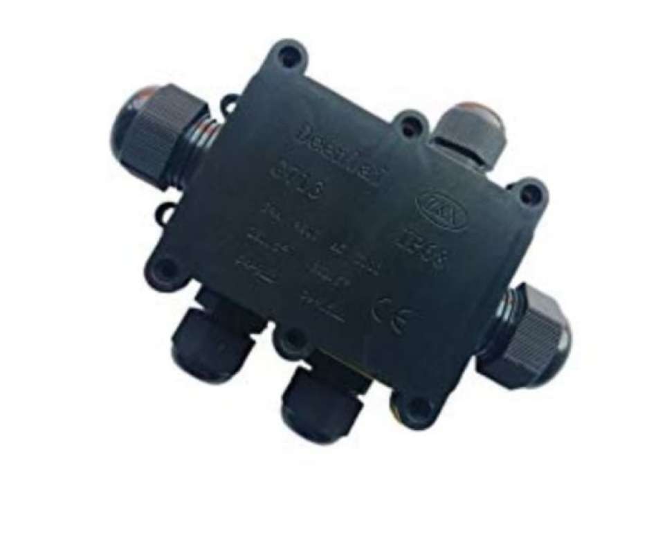 Promo Outdoor junction box sambungan kabel waterproof 5 cabang 5 ways ...