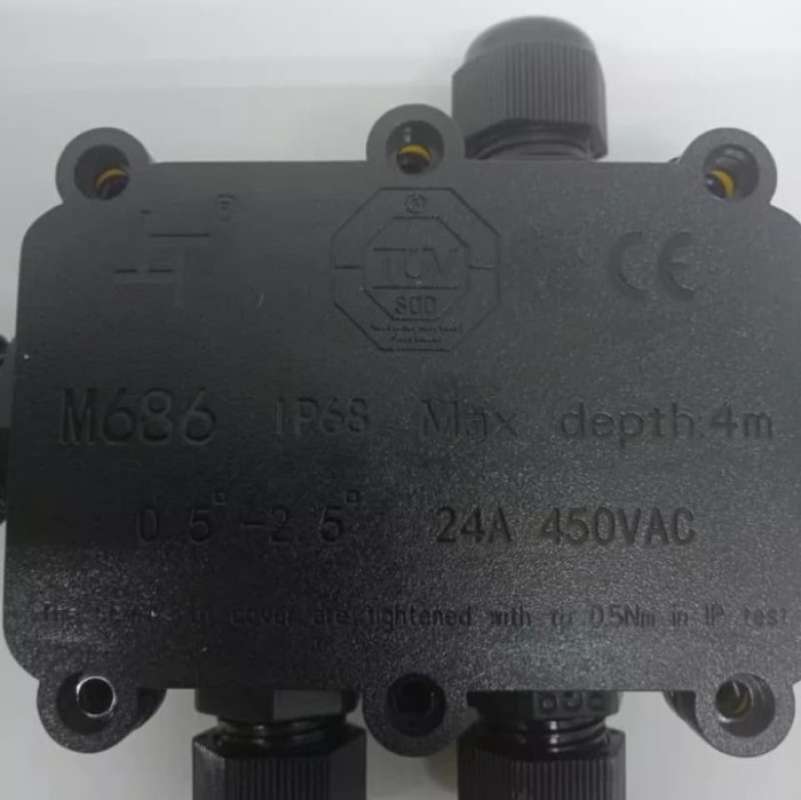 Promo Outdoor junction box sambungan kabel waterproof 5 cabang 5 ways ...