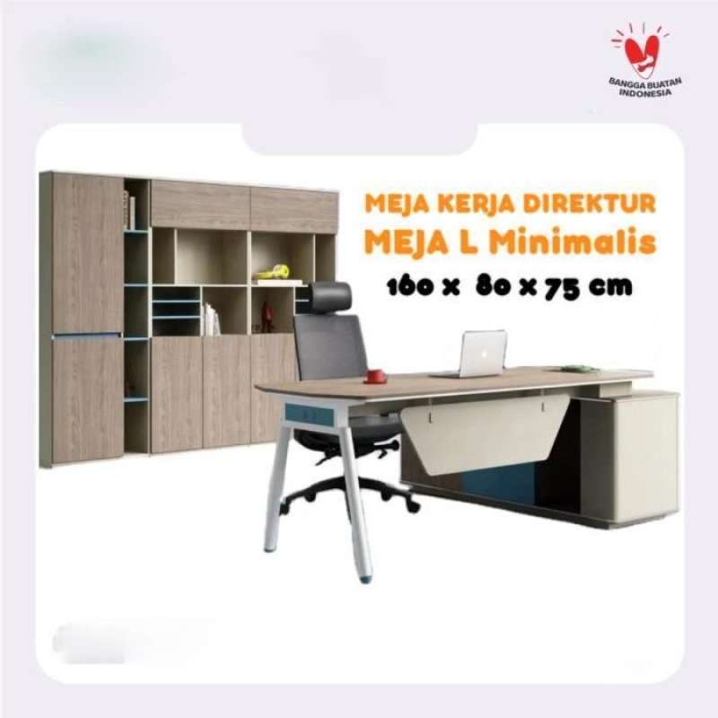Jual Meja Direksi Meja L Kantor Meja Manager Direktur Meja Keria ...