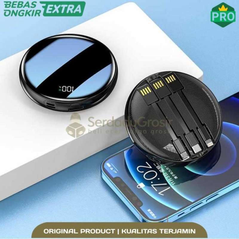 Jual Smartms Power Bank 1 Port 20000mah Kabel Micro + Type C + Lightning Di Seller T Buy ...