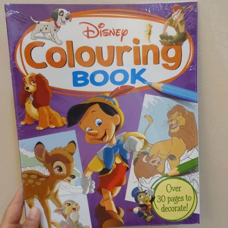 Jual Disney colouring book/Pinocchio color book/buku mewarnai anak di ...