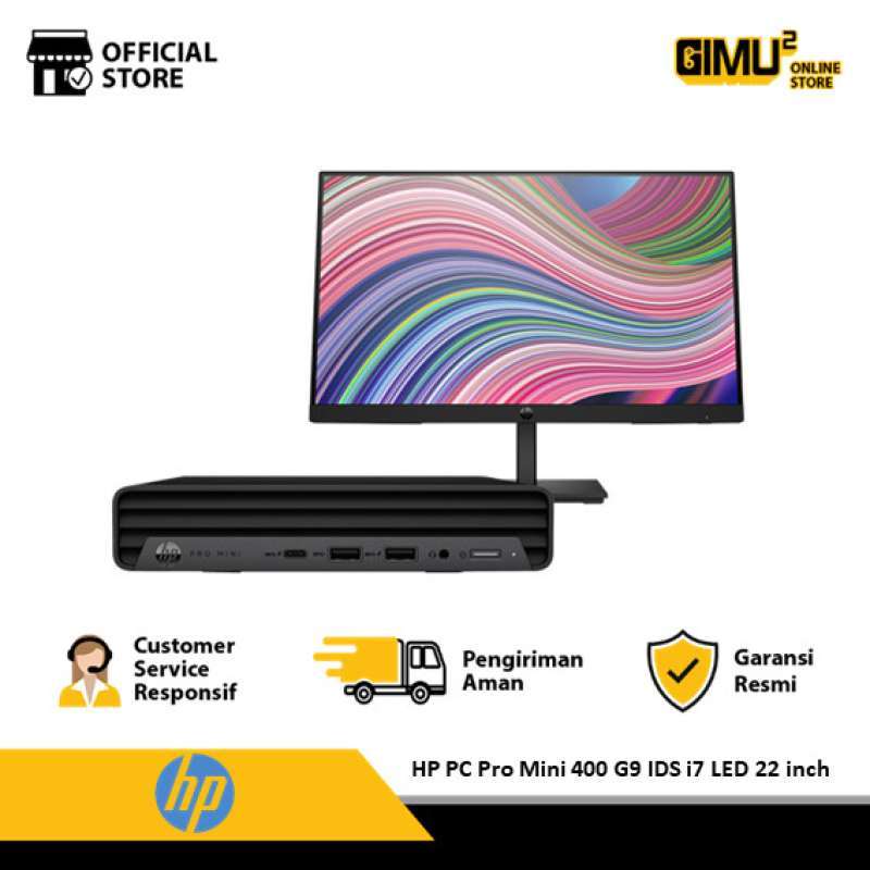 Jual HP Pro Mini 400 G9 Desktop PC IDS i7-12700T/8G/512GB SSD/LED 22/WIN11 di Seller GIMU GIMU ...