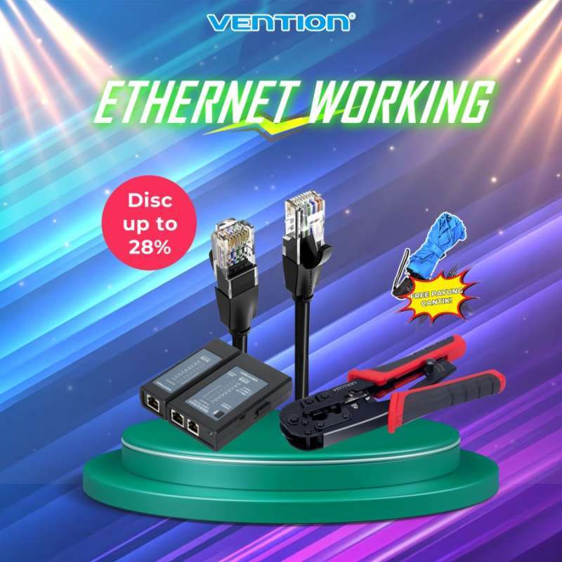 Jual Vention Lan Cable Tester Alat Penguji Kabel Rj45+rj11 Network ...